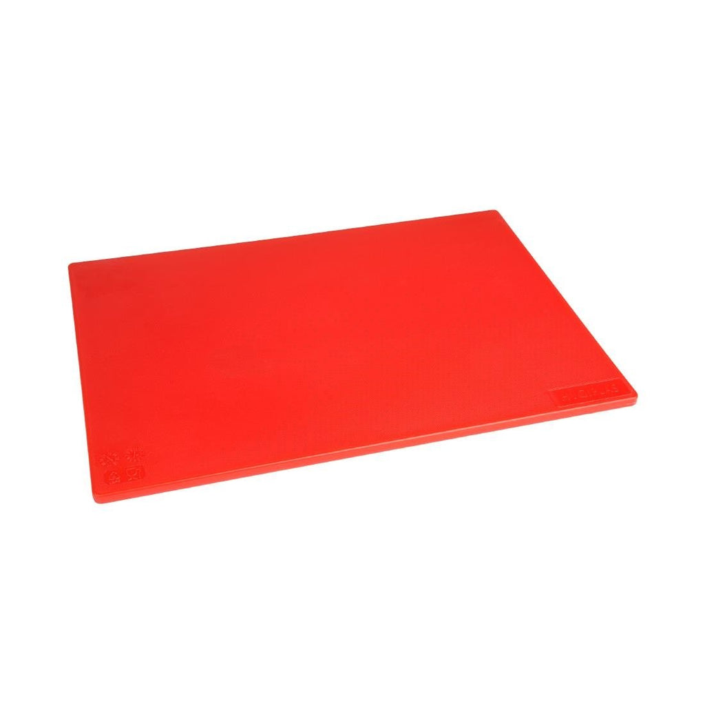 Hygiplas Antibacterial Low Density Chopping Board Red - 450x300x10mm ...